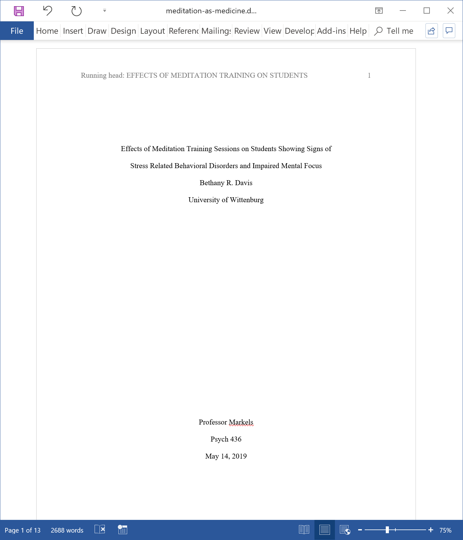APA Basics Fundamentals Of Formatting Research Papers In APA Style